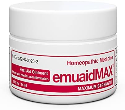 EMUAIDMAX Ointment 0.5oz - Eczema Cream. Maximum Strength Treatment ...