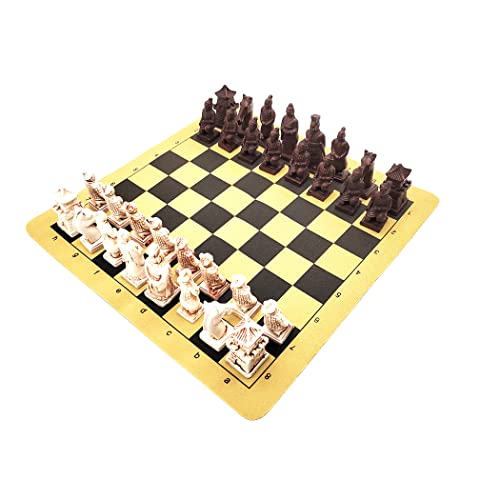 Portable Chess Set,Travel Chess Game,Unique Handmade Chess Pieces and ...