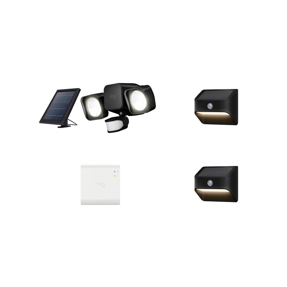 Amazon.com: Ring Solar Floodlight + (2) Solar Steplights, Starter Kit ...