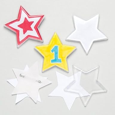 Star Badges (Pack of 10): Amazon.co.uk: Welcome