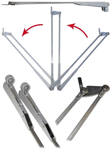 Marine Pantograph Wiper Arm 16” Stainless Steel for Boat – Five Oceans ...