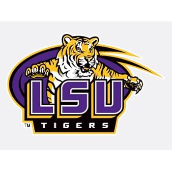 Amazon.com: LSU Tigers TIGER EYE FLEUR DE LIS Logo 4" Vinyl Decal Car ...