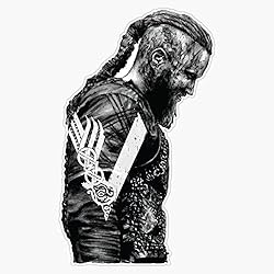 HAIL KING RAGNAR Sticker Bumper Sticker Vinyl Decal 5" on Galleon ...