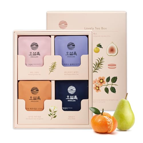 OSULLOC Lovely Tea Gift Box Set (12 count, 4 flavors x 3 EA) | Premium ...