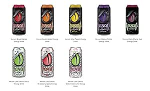 Amazon.com : Venom Energy Drink - Variety Pack 16 ounce (Pack of 16 ...