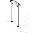 Iron X Handrail Arch #1 (Concrete Steps) - - Amazon.com
