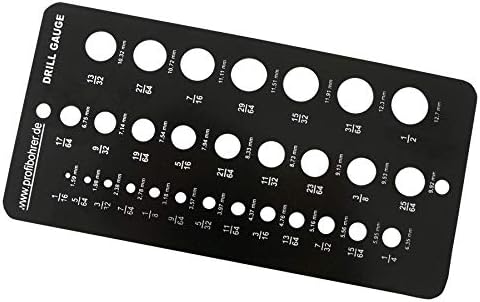 Drill size Gauge: Amazon.co.uk: DIY & Tools
