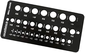 Drill size Gauge: Amazon.co.uk: DIY & Tools