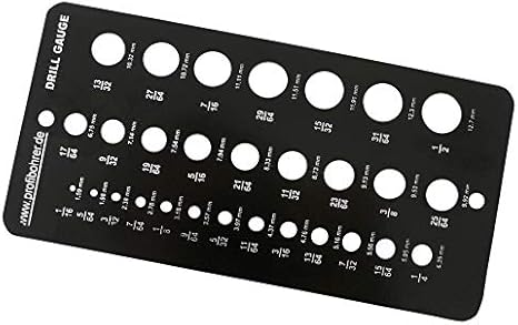 Drill size Gauge: Amazon.co.uk: DIY & Tools