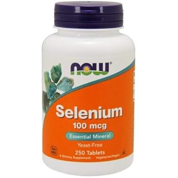Amazon.com: Now Foods, Selenium, Yeast Free, 100 mcg, 250 Tablets (2 ...