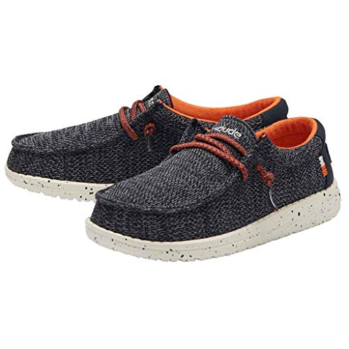 Hey Dude Boy's Wally Youth Sox Ocean Blue Size 5 | Boy’s Shoes | Boy's ...