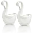 Amazon.com: Swan Sculpture Decor Swan Table Decorations Elegant Ceramic ...