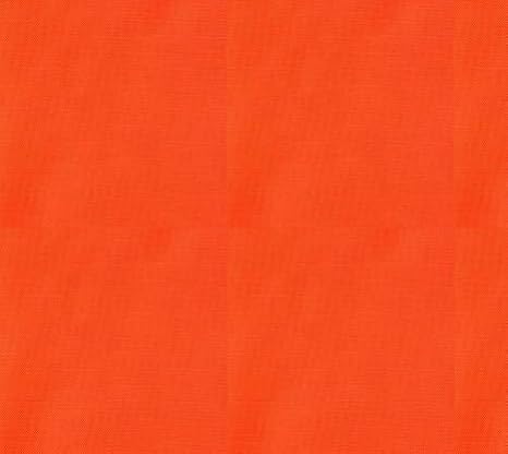 Amazon.com: High Visibility "Hi-viz" Safety Orange Polyester Twill ...