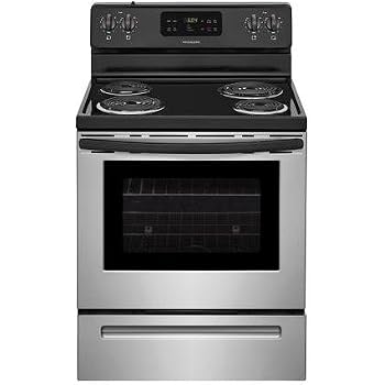 Amazon.com: Frigidaire FFEF3054TS 30 Inch Electric Freestanding Range ...