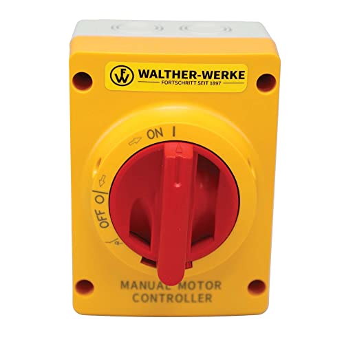 Walther Electric KEM325UL Y/R Enclosed Motor Disconnect Switch, 3 Pole ...