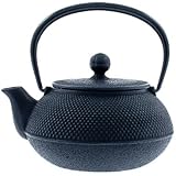 Amazon.com | Iwachu Japanese Iron Teapot/Tetsubin, Gold and Black Maple: Cast Iron Teapot: Teapots