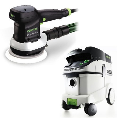 Festool P36571786 6 in. Random Orbital Finish Sander with CT 36 E 9.5 ...