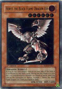 Amazon.com: Yu-Gi-Oh! - Horus the Black Flame Dragon LV6 (SOD-EN007 ...