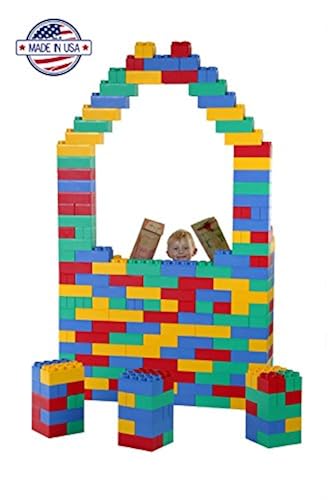 Jumbo Blocks 196 PC Ultimate Educational Learning Set with Jumbo ...