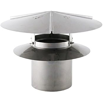 Wind Directional Chimney Cap - Stainless Steel 8 inch - - Amazon.com
