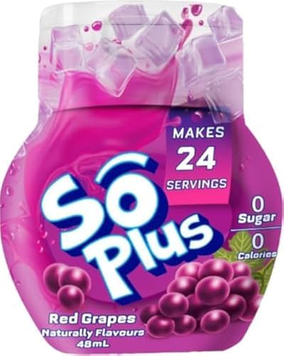 So Plus Liquid Water Enhancer, Red Grapes 48ml price in Egypt | Amazon Egypt | supermarket kanbkam