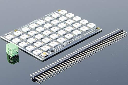 ACROBOTIC 5x8 WS2812B Arduino Shield Addressable 24-Bit RGB LED Matrix ...