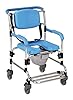 Homecraft - 10659 Ocean Wheeled Shower Commode Chair,Attendant ...