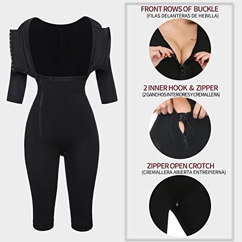 MISS MOLY Bodysuit Body Shaper Post Surgery Seamless Fajas Compression ...