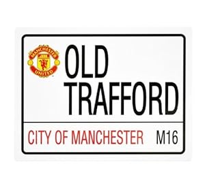 Manchester United Old Trafford Road Sign: Amazon.co.uk: Kitchen & Home