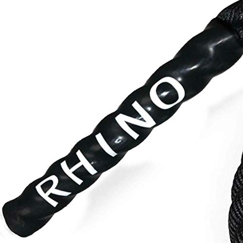 Rhino Fitness Battle Ropes - 1.5" Diameter, 30 ft Length Perfect For ...