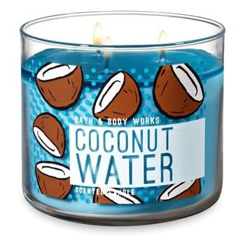Amazon.com: Bath and Body Works Coconut Water 3 Wick Scented Candle 14. ...