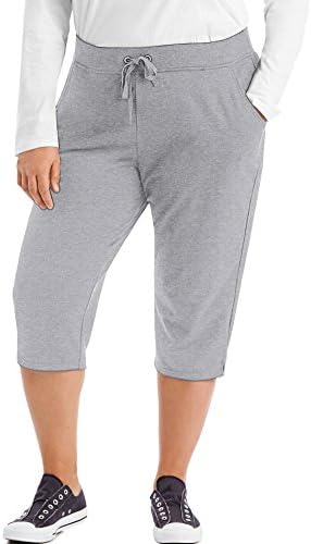 Just My Size Women's French Terry Capri, Light Steel, 3X price in UAE ...
