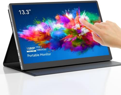 سعر Miktver 13.3 Inch Touchscreen 1920X1080p, Portable Monitor Full HD ...