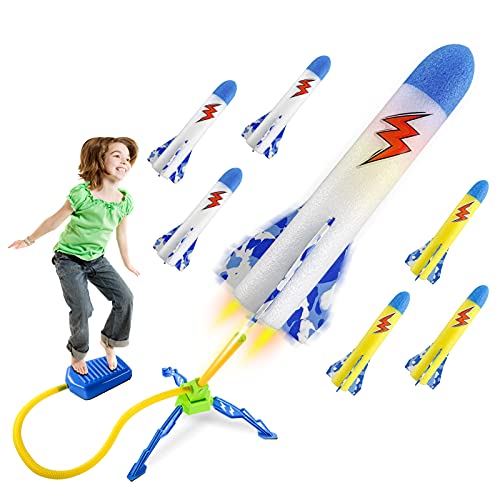 najoz Rocket Launcher for Kids Toy Rocket Launcher Glows in The Dark ...