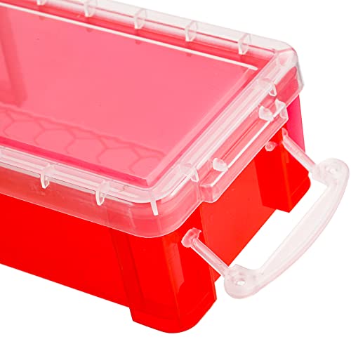 Hiceeden 12 Pack Small Plastic Storage Box with Lid, 5"x3"x2" Clear ...