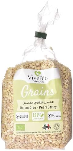Vive Bio Organic Italian Orzo-Pearl Barley, 500 gm price in Saudi ...