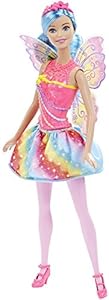 Amazon.com: Barbie Fairy Doll, Rainbow Fashion: Toys & Games