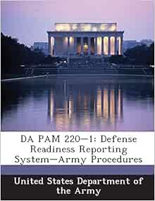 DA PAM 220-1: Defense Readiness Reporting System-Army Procedures ...