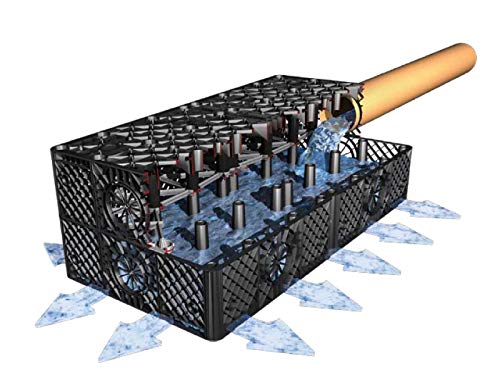 EcoGrid RainCatcher Graf Rain Bloc Storm Crate 300 Litre - With 100gsm ...