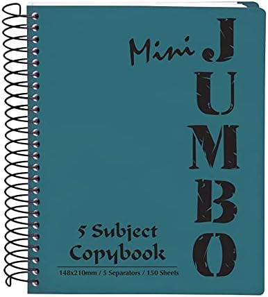 Mintra Mini Jumbo NoteBook 14.7×21cm, Lined Ruling 200 Sheets, Sky ...