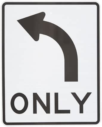 Tapco R3-5L Engineer Grade Prismatic Rectangular Lane Control Sign ...