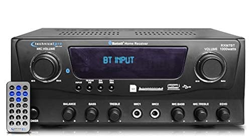 Technical Pro 1000 Watts Professional Bluetooth Receiver with USB & SD ...