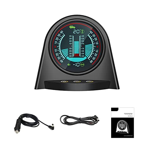 Autool X94 Car Digital Inclinometer Slope Indicator Automotive ...