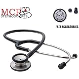 MCP Supertone Stethoscope for Doctors, Medical Students & Nurses (Black ...
