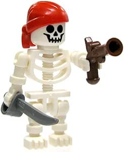 Amazon.com: LEGO Pirates Skeleton Pirate Minifigure [Flintlock & Saber ...