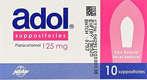 ADOL SUPPOSITORIES 125MG price in Saudi Arabia | Amazon Saudi Arabia ...