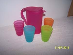 Amazon.com | Tupperware Mini Kids Impression Pitcher With Multi-Colored ...