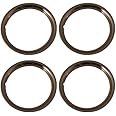 Amazon.com: Set of 4 Stainless Steel 15 Inch Beauty Trim Rings with ...