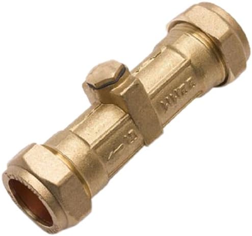 Merriway® BH01652 15mm Non-Return Double Check Valve – Brass – BigaMart