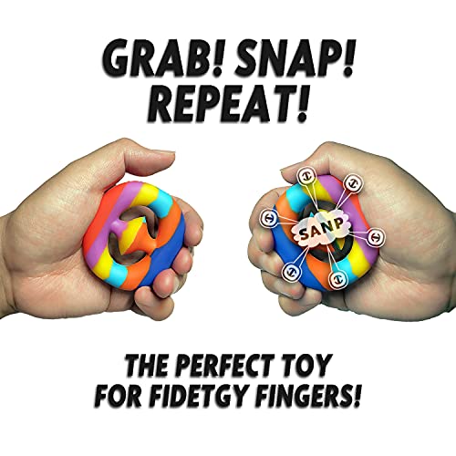 JKBBKLCZ Snapper Fidget Toys Hand Grip Squeeze Grab Snap Pop Sensory ...
